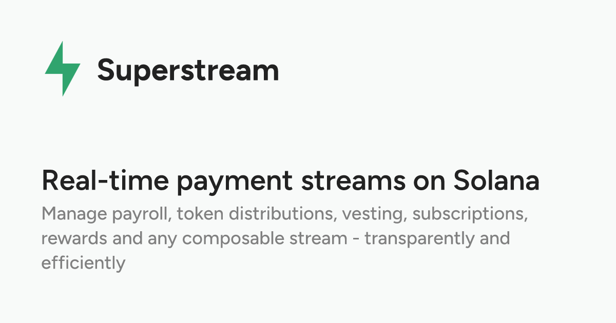 Superstream