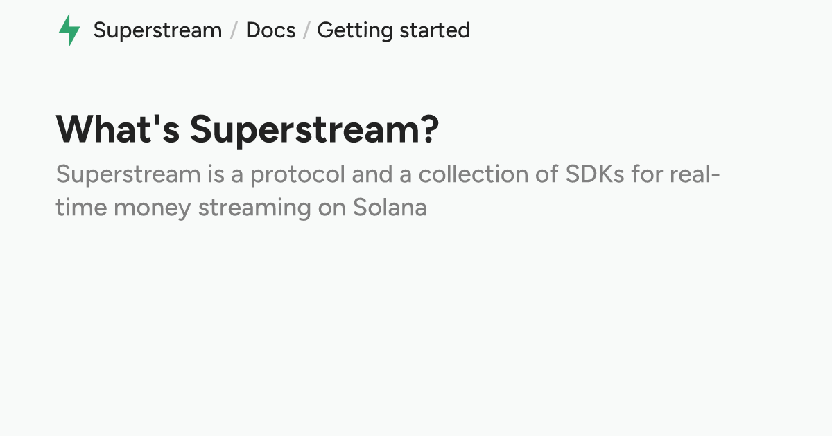 What's Superstream? - Superstream Documentation